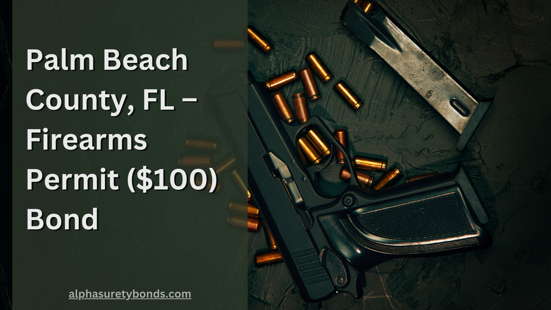 Palm Beach County, FL – Firearms Permit ($100) Bond