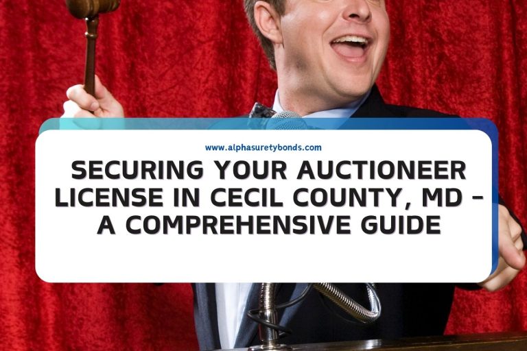 Securing Your Auctioneer License in Cecil County, MD - A Comprehensive ...